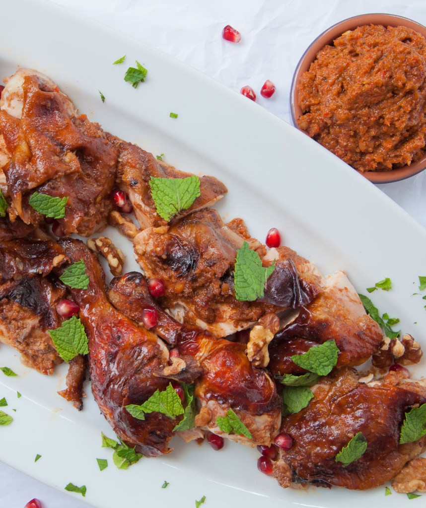 Roast Chicken with Muhammara | The Garum Factory
