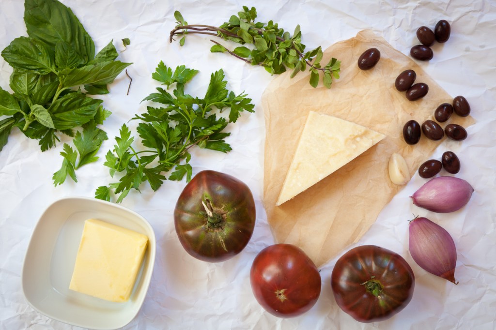 Torchio Pasta with Squash Blossoms | The Garum Factory