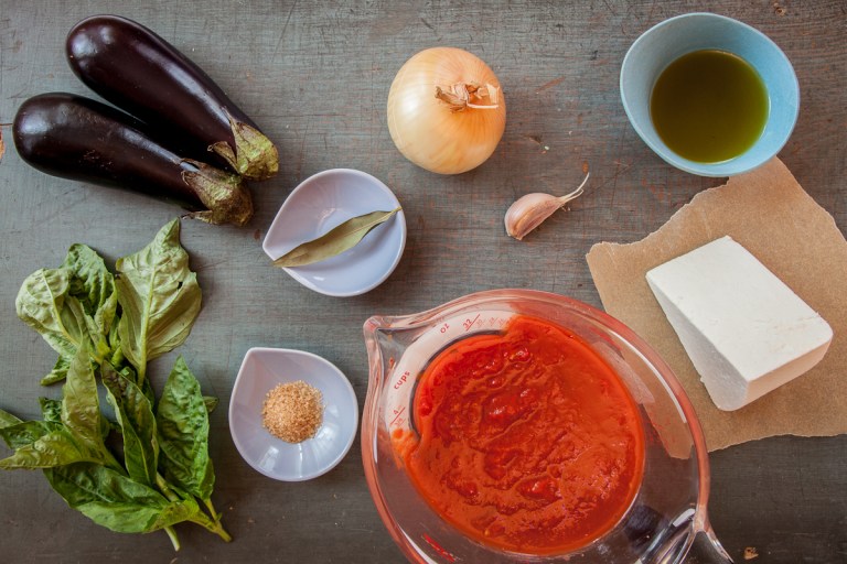 Burnt-Wheat Pasta – Cavatelli with Tomato-Eggplant Sauce and Ricotta ...