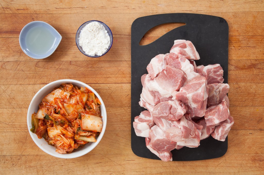 Slow Pork with Chow Fun Noodles and Kimchi | The Garum Factory