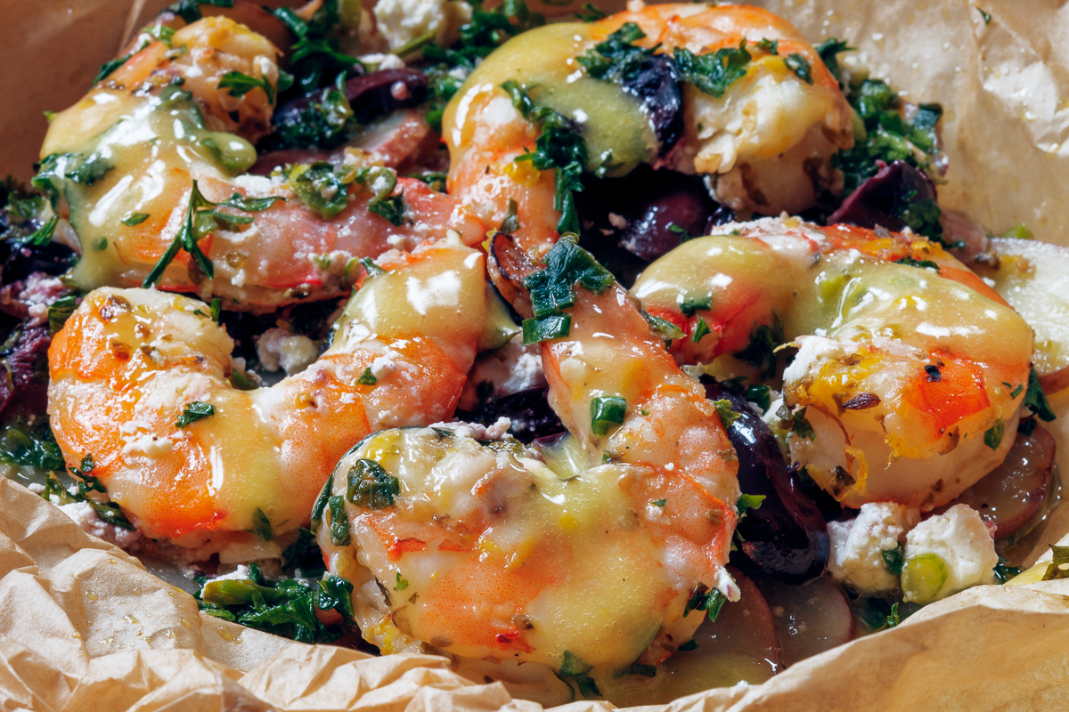 Shrimp in a Pouch with Lemon Mayonnaise | The Garum Factory