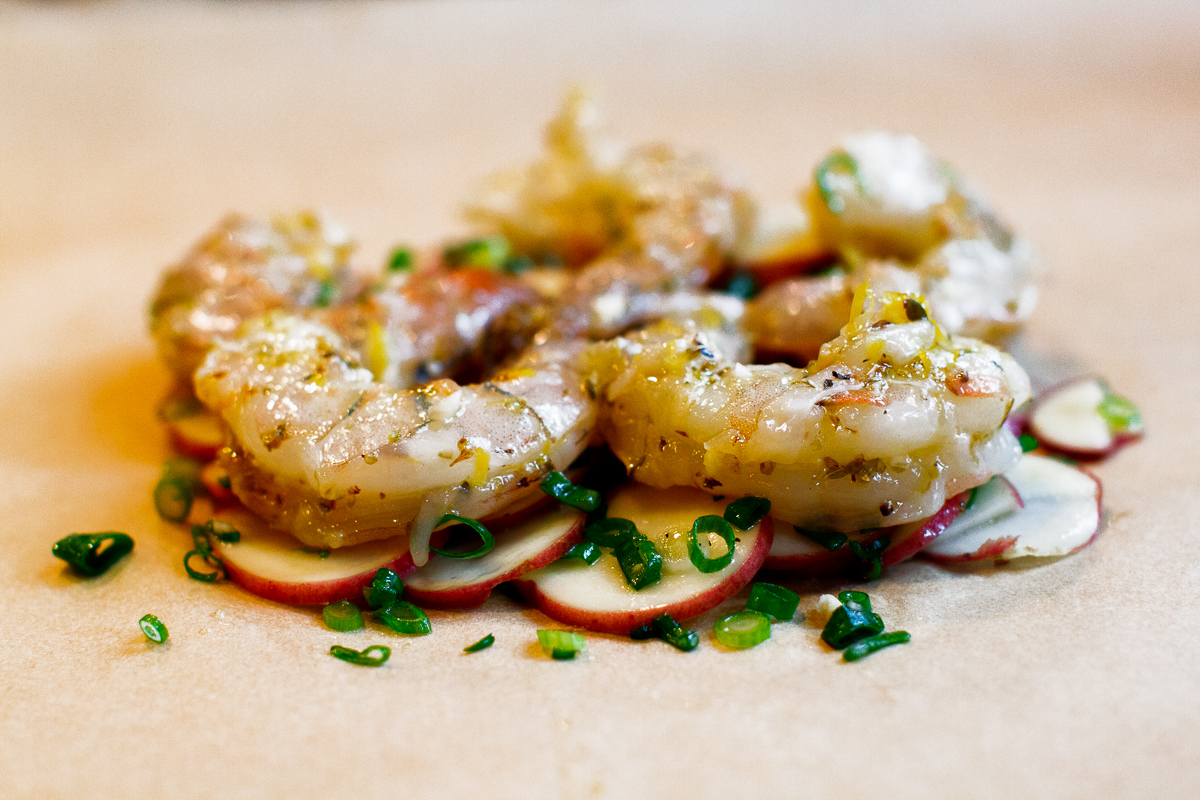 Shrimp in a Pouch with Lemon Mayonnaise | The Garum Factory