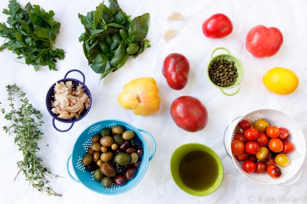 Tomato Salad with Tuna Tapenade | The Garum Factory