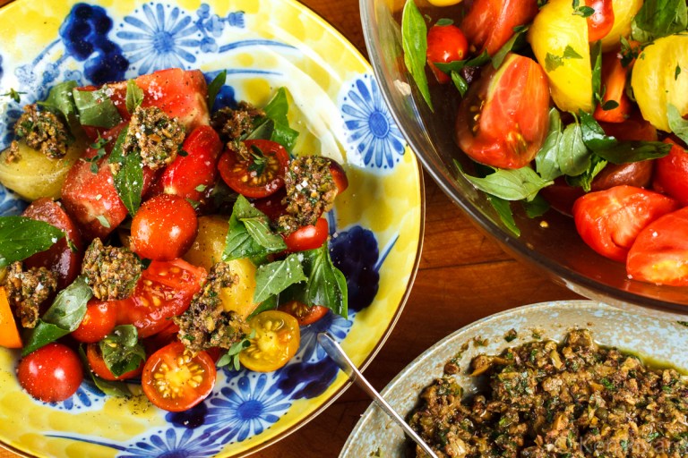 Tomato Salad with Tuna Tapenade | The Garum Factory