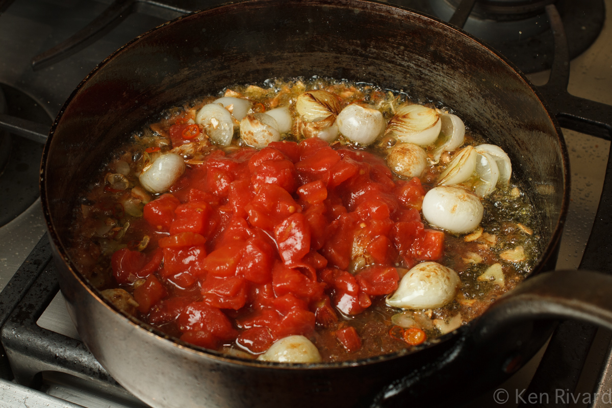 PESCE ALL’ ACQUA PAZZA–MONKFISH IN CRAZY WATER | The Garum Factory