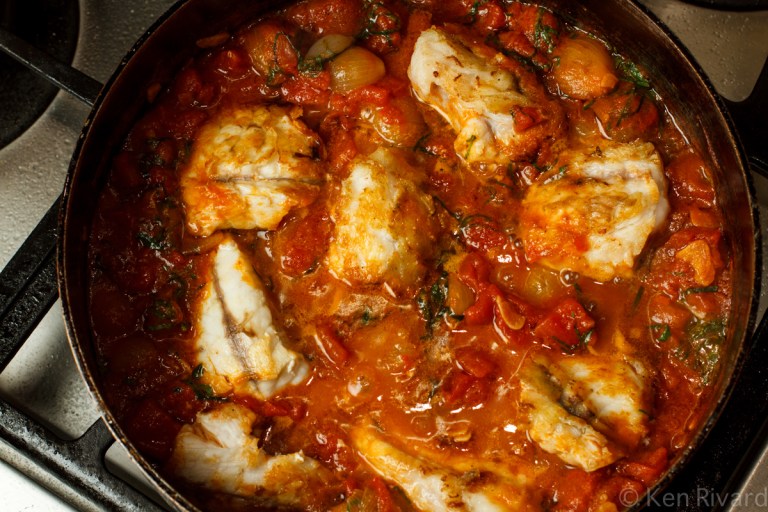 PESCE ALL’ ACQUA PAZZA–MONKFISH IN CRAZY WATER | The Garum Factory