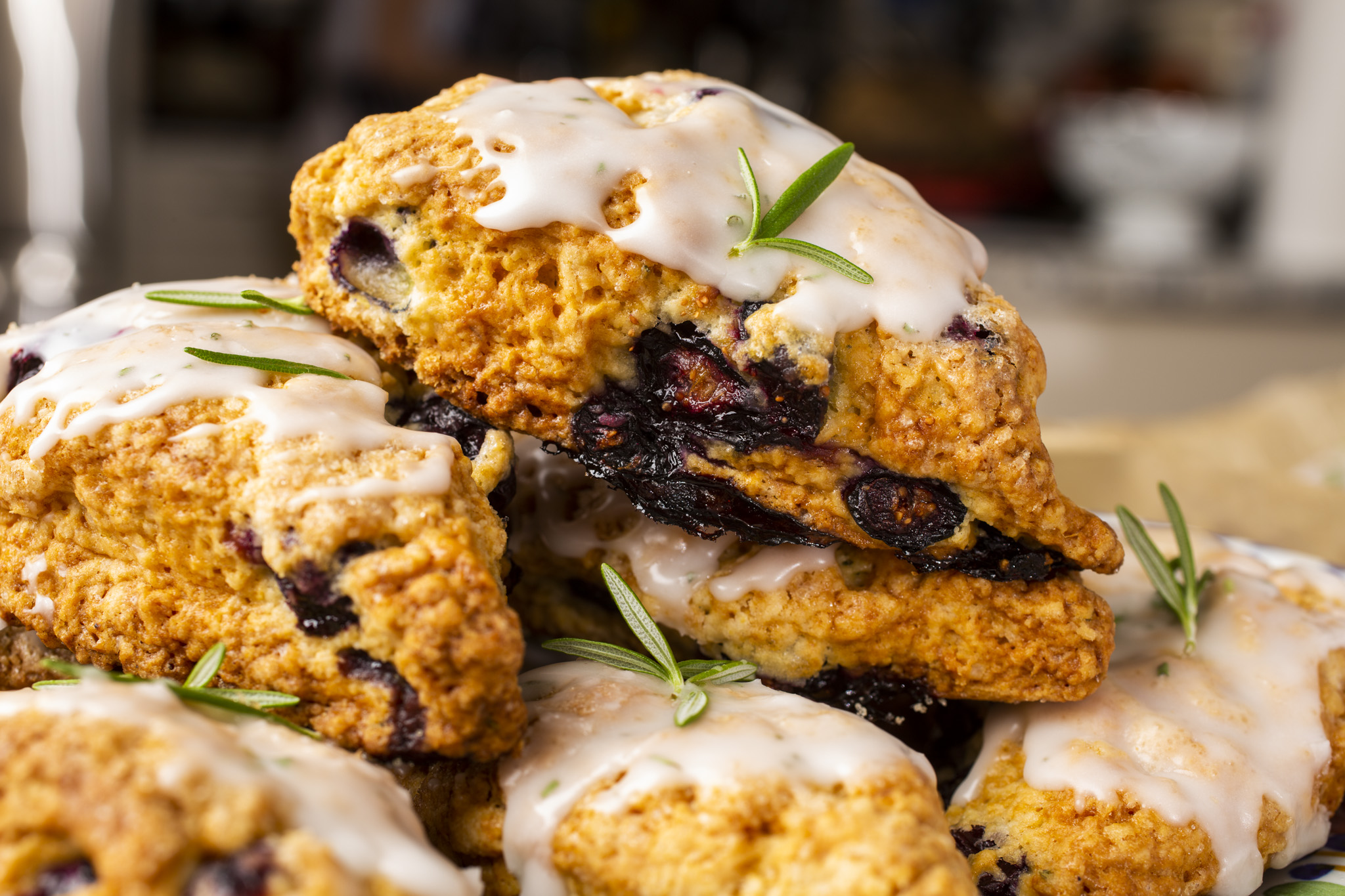 Blueberry Scones with Lemon and Rosemary | The Garum Factory