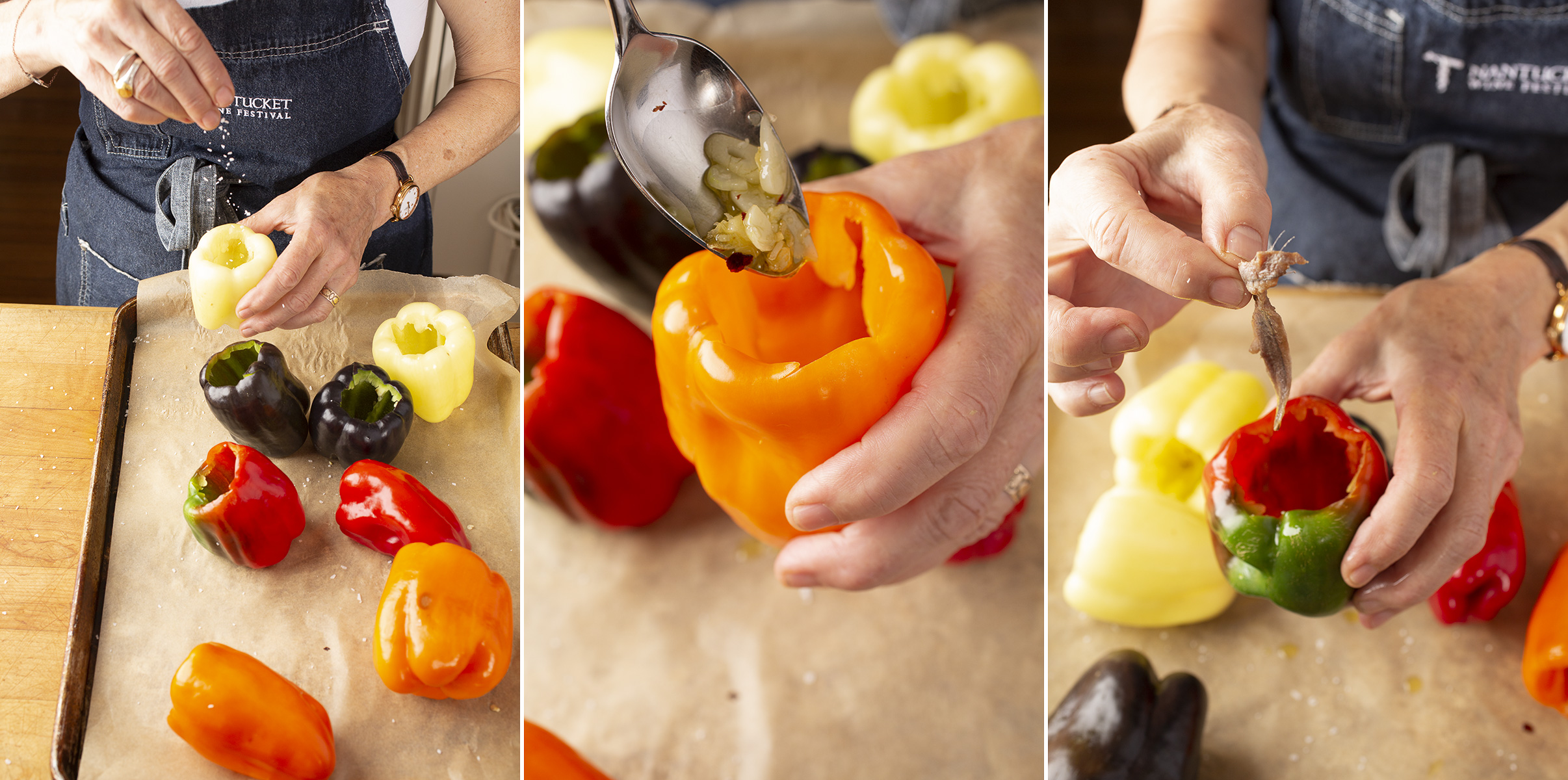 Burrata with Fancy Roasted Peppers | The Garum Factory